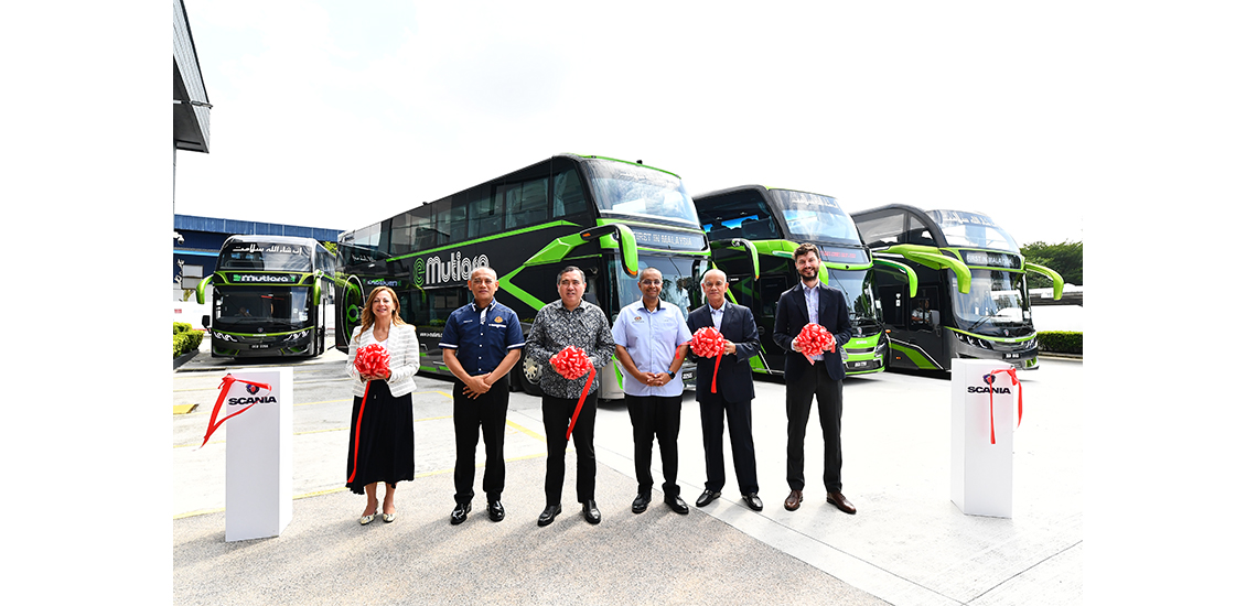 E-Mutiara with Longest Scania Double-Deck Coach