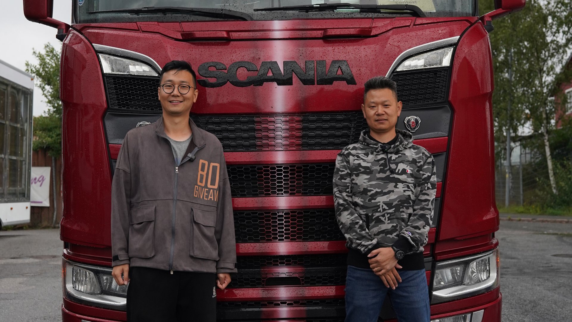 Enthusiastic Truck Lovers Embark on Epic Journey in a Scania