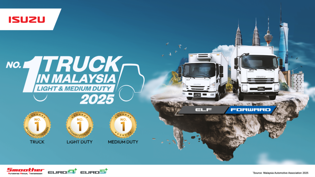 Isuzu Tops Malaysia Truck Market for 12th Year